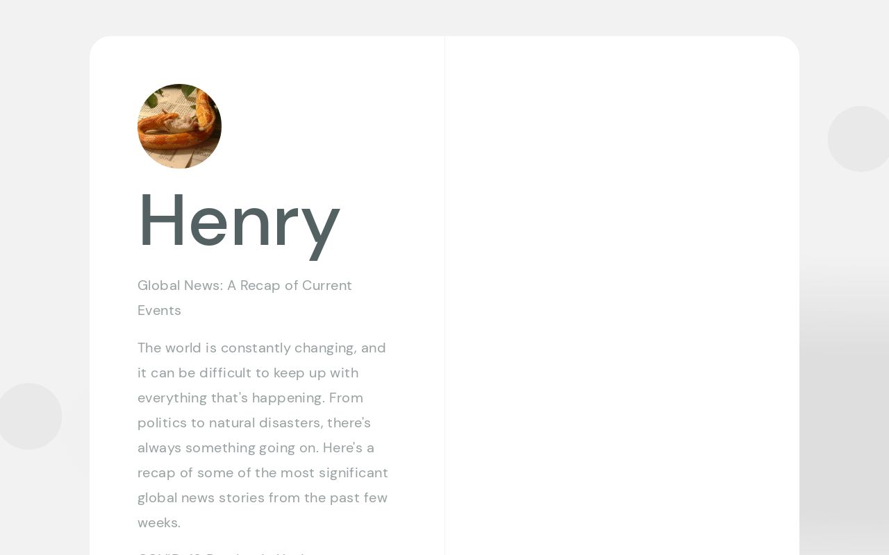 Henry News